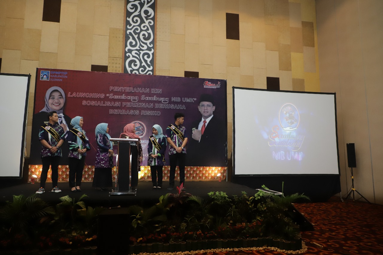 Launching Inovasi Sambang Sambung NIB UMK Kabupaten Sleman, Bupati ...