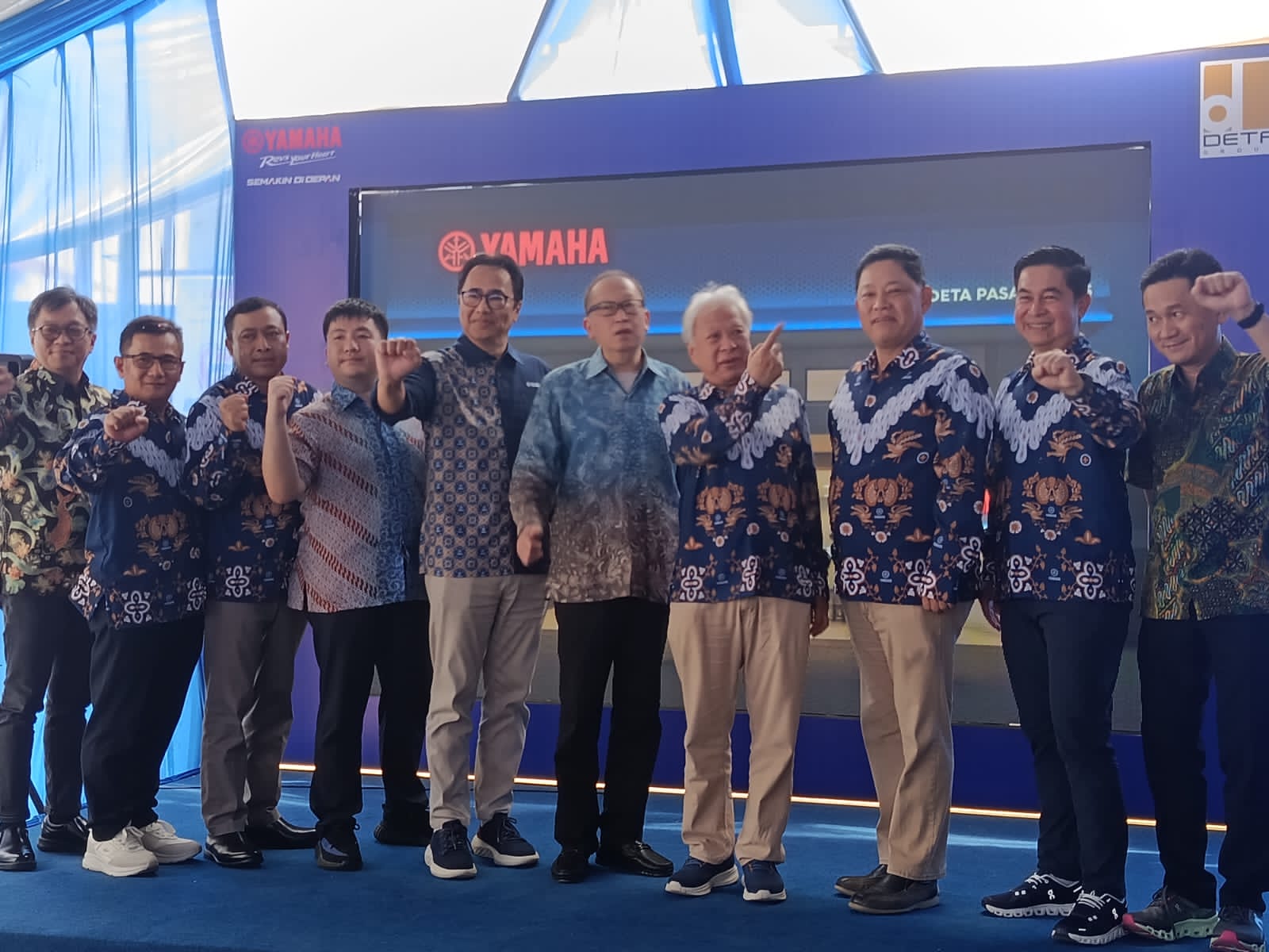 Presdir PT Yamaha Indonesia Motor Mfg Resmikan Deta Pasar Kemis ...